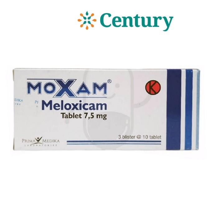Jual MOXAM 7.5 MG 1 STRIP 10 TABLET / MELOXICAM / RADANG SENDI /NYERI ...