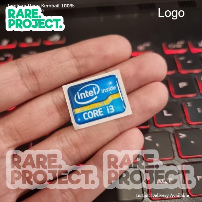 Jual STIKER INTEL i3 GEN 2 EMBLEM STICKER RESIN LENTUR WATERPROOF MURAH ...