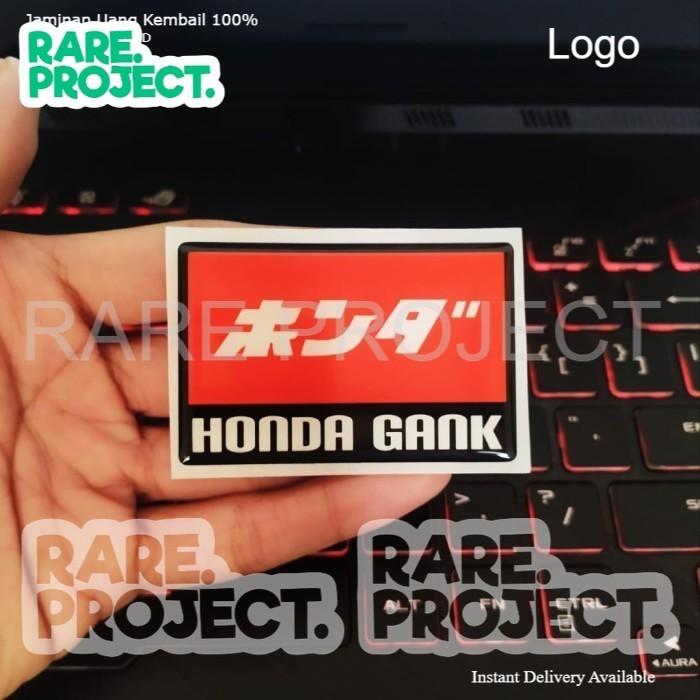 Jual HONDA GANK JAPAN EMBLEM OUTDOOR STIKER EMBLEM LENTUR AKSESORIS ...