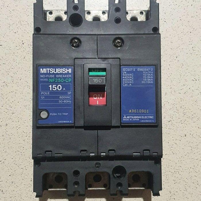Jual MCCB Mitsubishi NF250-CP 3P 150A / NFB Mitsubishi NF250CP 3 Phase 150A - Jakarta Timur ...