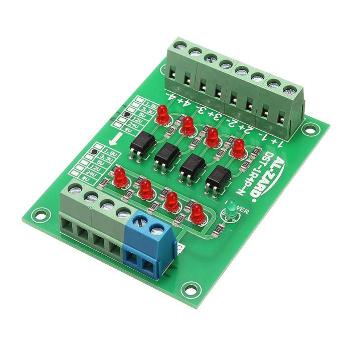 Jual 12 V Untuk 3.3V 4 Channel Optocoupler Isolasi Papan Terisolasi ...