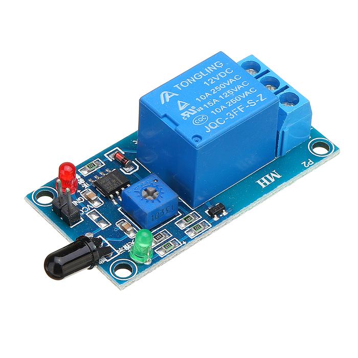 Jual Flame Flare Detection Sensor Module 12V Infrared Receiver Module ...