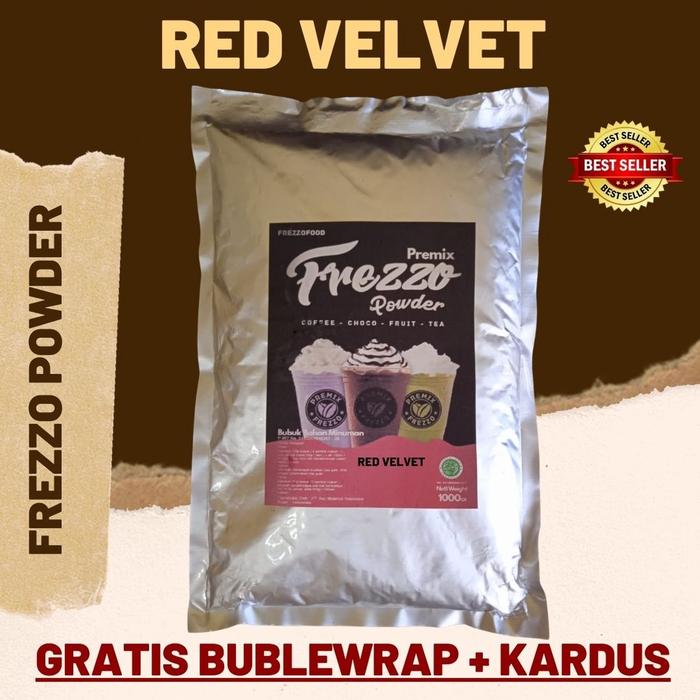 Jual 1 KG FREZZO POWDER RASA RED VELVET BUBUK MINUMAN RASA | POWDER ...