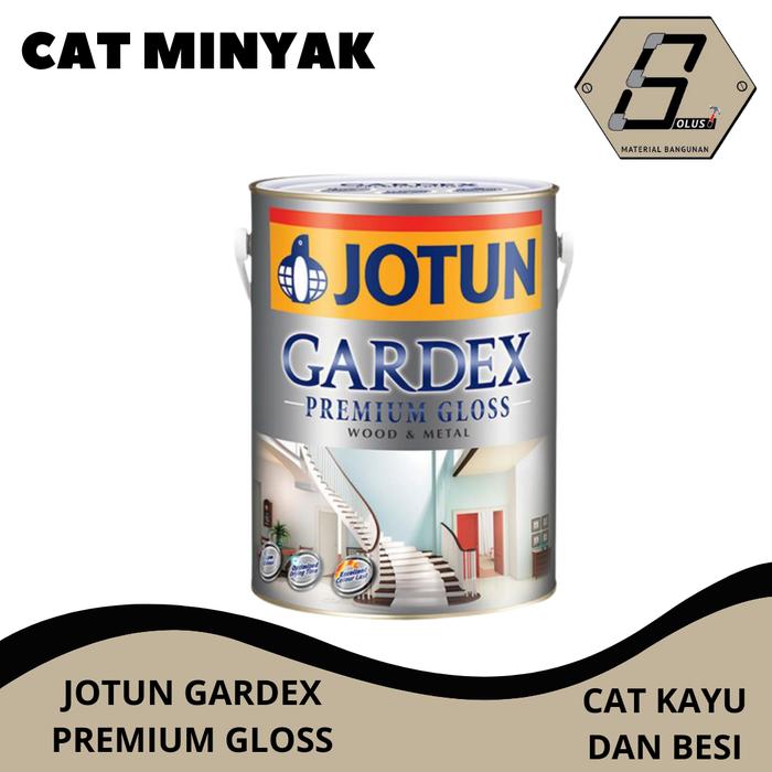 Jual CAT KAYU DAN BESI JOTUN GARDEX PREMIUM GLOSS CHOCOLATE - 2392 ...