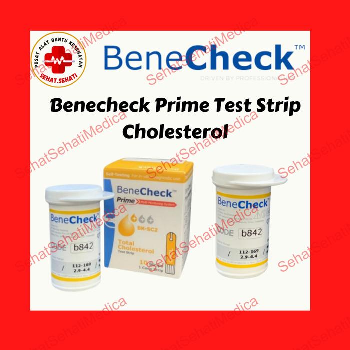 Jual Benecheck Prime Test Strip Cholesterol / Kolesterol / Benecheck ...