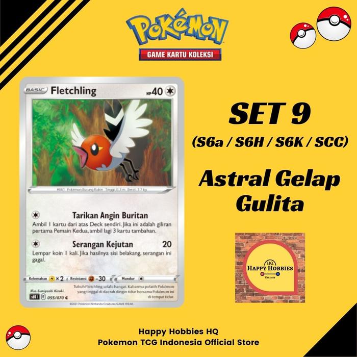 Promo Pokemon TCG Indonesia S6K 055/070 Fletchling - Kota Surabaya - Happy Hobbies HQ | Tokopedia