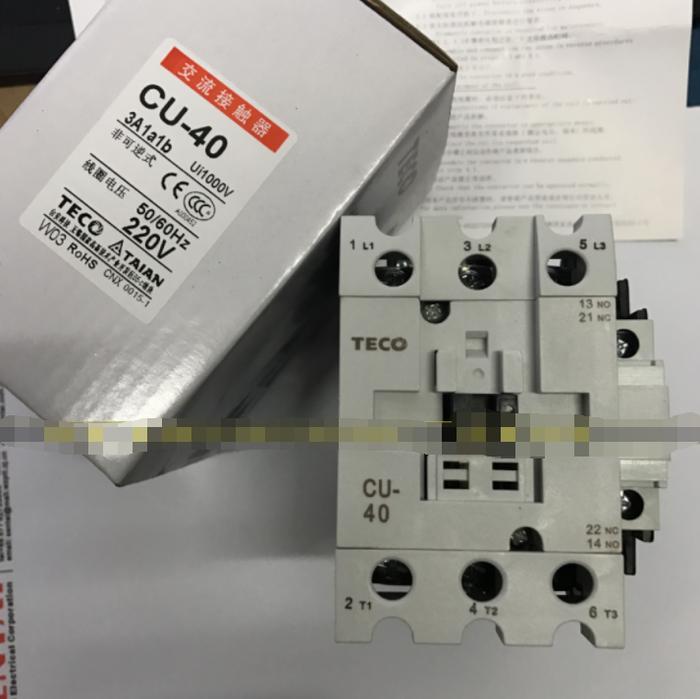 Jual 1PCS TECO CU-40 CU40 Contactor 3A1a1b 220V IN BOX Free Ship #uxs - Kab. Bogor ...