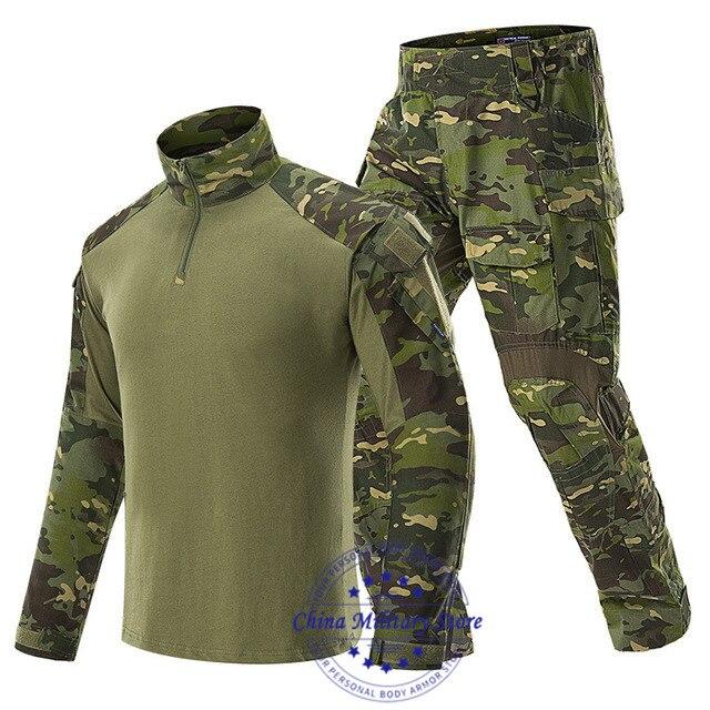 Jual Cp Outdoor Military Training Clothes Suit U.S. Army Frog - Kota ...