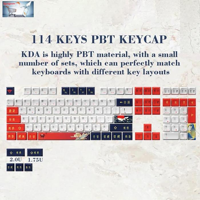 Jual Keycap Key Mekanikal PBT 114 XDA Proses Sublimasi Dengan Perik ...