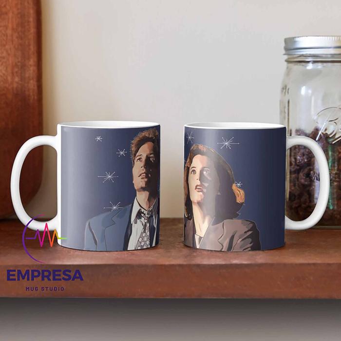 Jual The X Files Deep Throat Fox Mulder and Dana Ceramics Mug - Kab ...