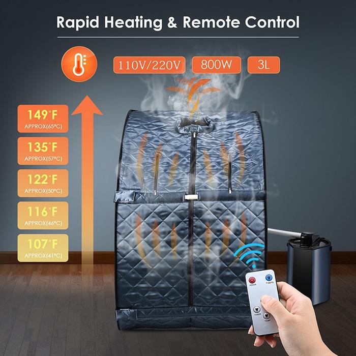 Jual Portable Steam Sauna Foldable Lightweight Steam Saunas For Home Di ...