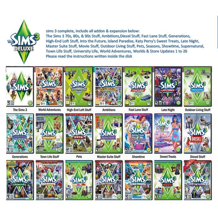 Jual The Sims 3 Complete Collection - Jakarta Barat - sela lala | Tokopedia