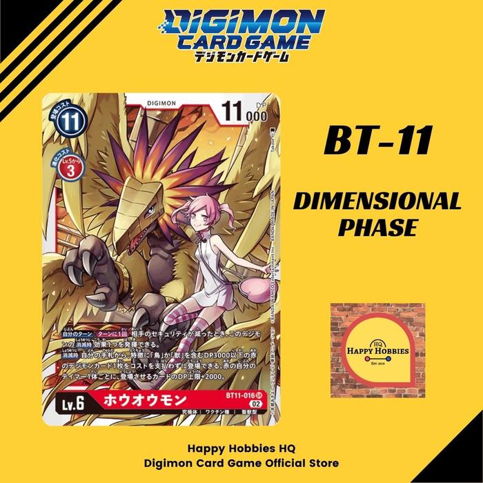 Jual Digimon Card Game BT11-016 Hououmon Phoenixmon Super Rare - Kota Surabaya - Happy Hobbies ...