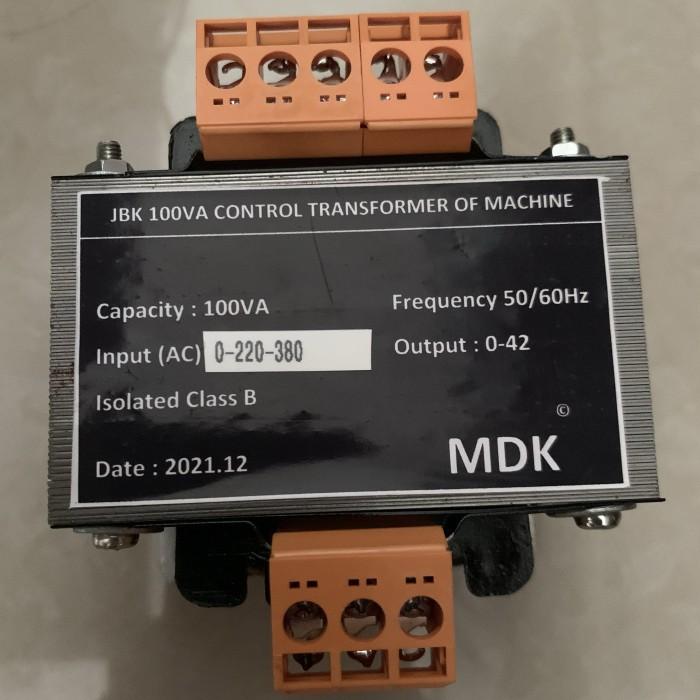 Jual Trafo MDK 1 Phase 100 VA Input 220V / 380V Output 42V Best ...