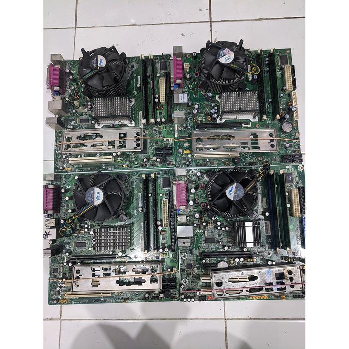 Jual New Mobo / Motherboard Socket 775 Bonus Processor Dual Core + Fan ...