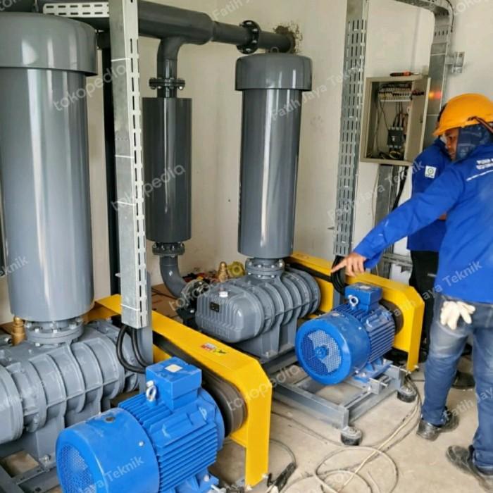 Jual ROOTS BLOWER LONGTECH LT 040 MOTOR 0.75KW 380V KOMPLIT SET ...