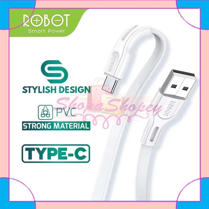 Promo Kabel Data TYPE C ROBOT RDC100S Fast Charging Garansi Resmi 1 ...