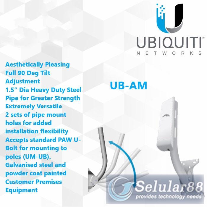 Promo Ubiquiti UB-AM Bracket Mount Antenna Ubnt 90Degree Tilt Bracket ...