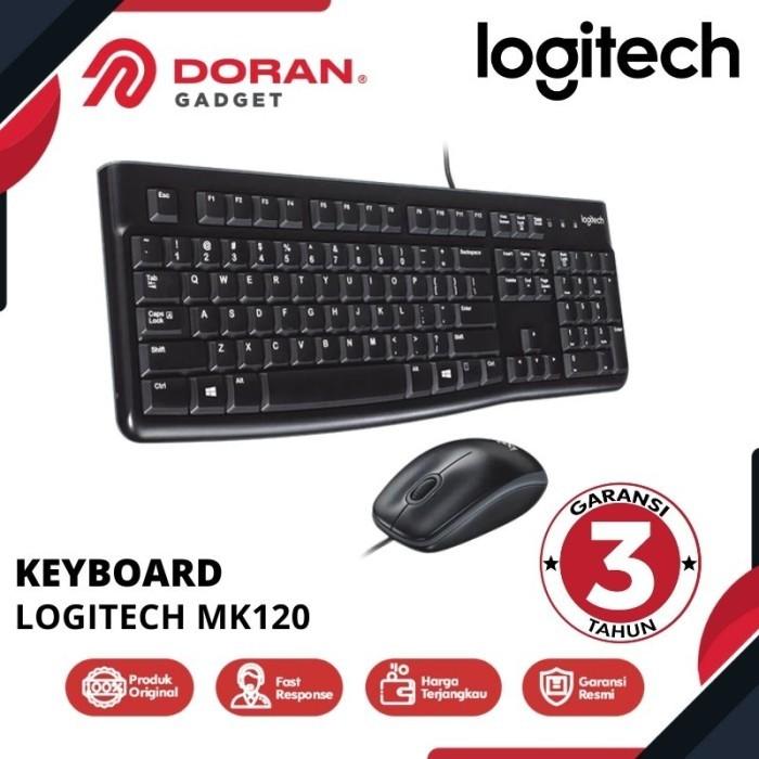 Jual Logitech Combo Keyboard dan Mouse USB MK120 (L072) Garansi Resmi 3 Th - Jakarta Pusat ...
