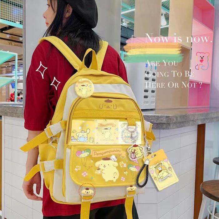 Jual Sanrio Kuromi Cinnamon Cute Cartoon School Bag Backpack - Jakarta Timur - Narcos Goods ...