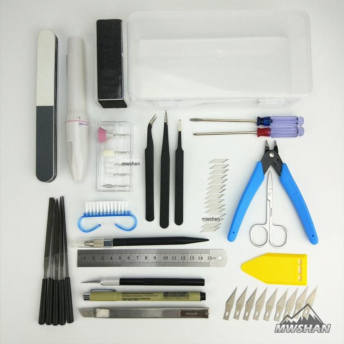 Jual Mws Basic Tool Set For Tamiya Trumpeter Meng Dam Palsitc - Kota ...