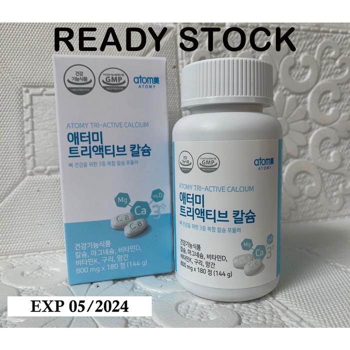 Jual ATOMY TRI ACTIVE CALCIUM 180 tablet ATOMY TRI-ACTIVE CALCIUM ...