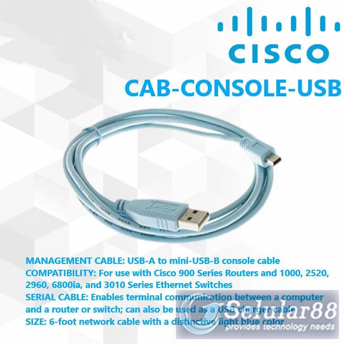 Promo Cisco CAB-CONSOLE-USB USB Console Network Cable ORIGINAL ORI ...