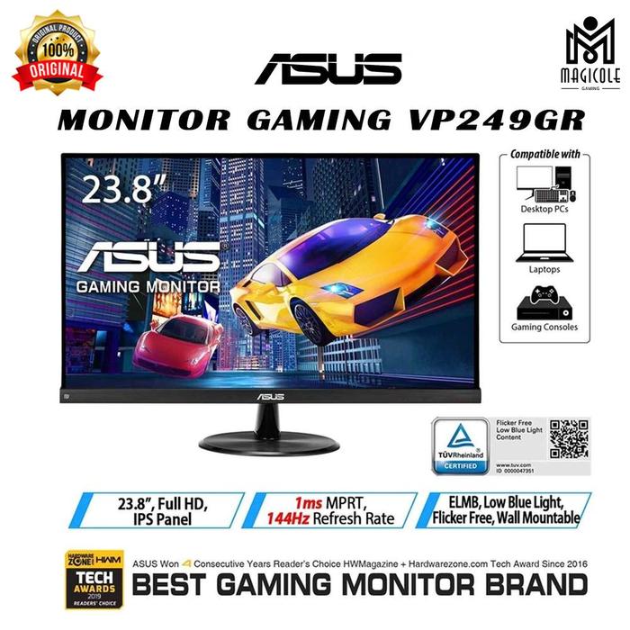 Jual ASUS VP249QGR 23.8inch 144Hz Full HD Adaptive Sync Gaming Monitor ...