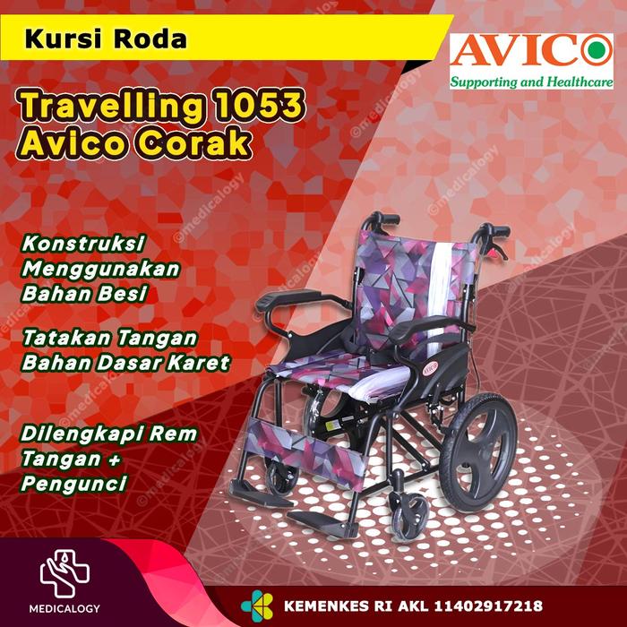 Jual Kursi Roda Arjuna Deluxe Corak 1053 Avico - Kota Makassar ...