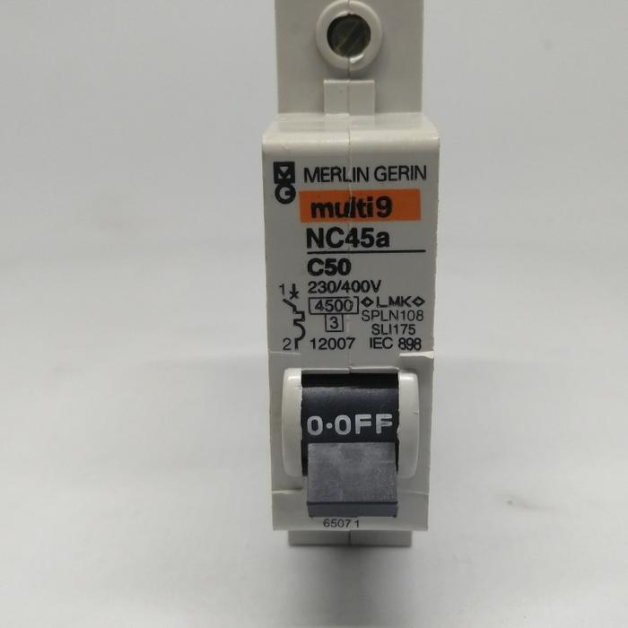 Jual Schneider Electric 12007 MCB NC45a 1P 50A - Kota Surabaya ...