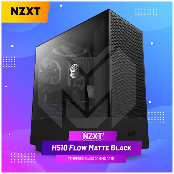 Jual NZXT H510 Flow Matte Black Tempered Glass Gaming Case - Kab. Mojokerto - Mumu Computer ...