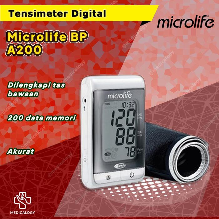 Jual Tensimeter Digital Microlife Dengan Deteksi Stroke BP A200 - Kota ...