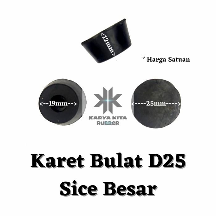 Jual Karet Bulat D25 Diameter 25mm Sice Besar / Kaki Ampli Box Speaker ...