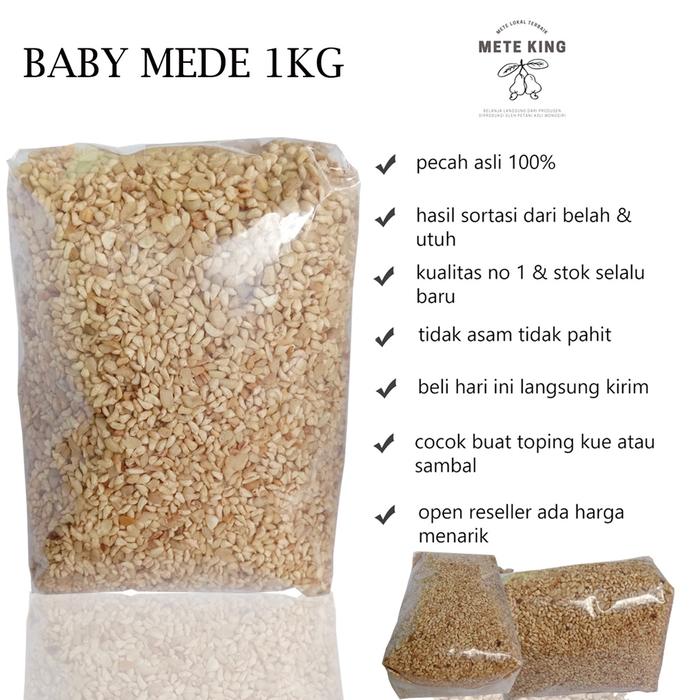 Jual KACANG MEDE BABY METE MENTAH KERING OVEN MENTE BUAT TOPING KUE ...