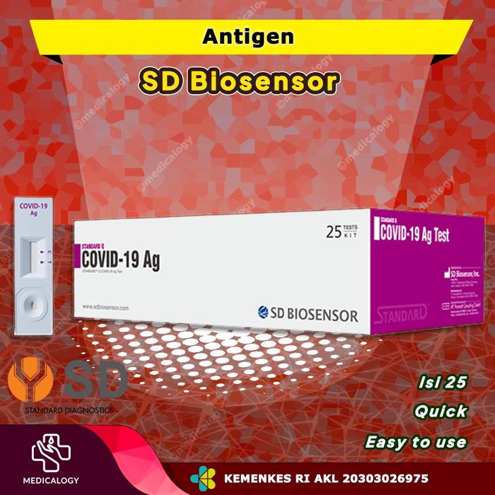 Jual SD Biosensor Antigen Per Box isi 25 - Kota Makassar - Medicalogy ...