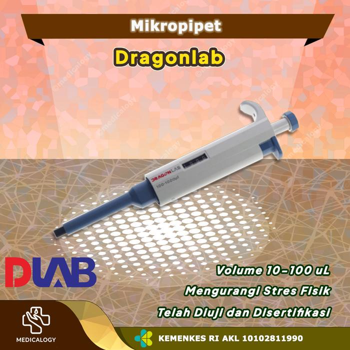 Jual Mikropipet Adjustable Volume 10-100 uL Dragonlab - Kota Yogyakarta - Medicalogy Yogyakarta ...
