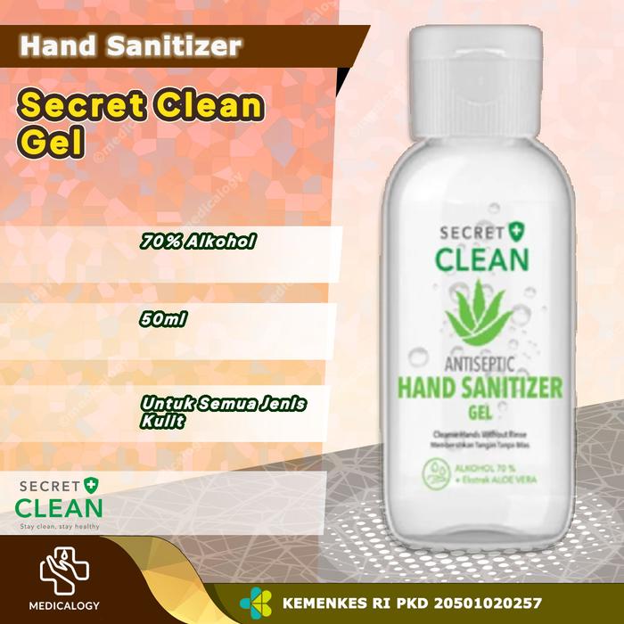 Jual Secret Clean Hand Sanitizer Gel 50ml - Kab. Bantul - Medicalogy ...