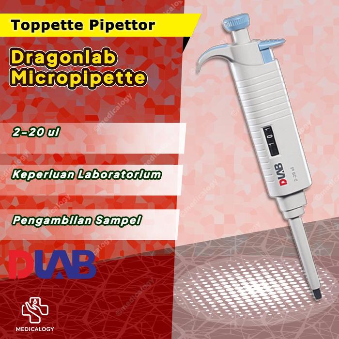 Jual Toppette Pipettor Dragonlab Micropipette 2-20 ul Mikropipet - Kota Makassar - Medicalogy ...