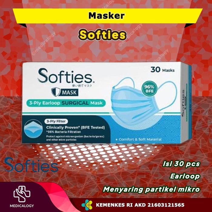 Jual Softies Masker Medis Isi 30 - Kota Makassar - Medicalogy Makassar ...