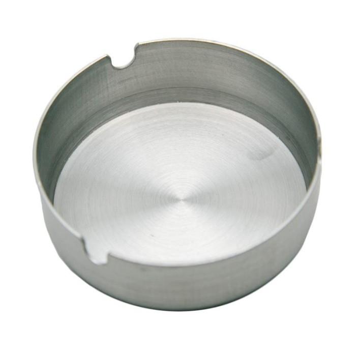 Jual Asbak Stainless Cafe Tebal Bulat POLOS 10cm asbak besi polos 3 ...