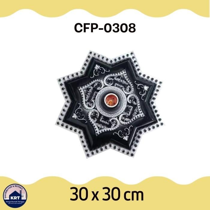 Promo Artistic Ornamen Lampu PVC Hiasan Plafon Rumah Ceiling PVC Panel ...