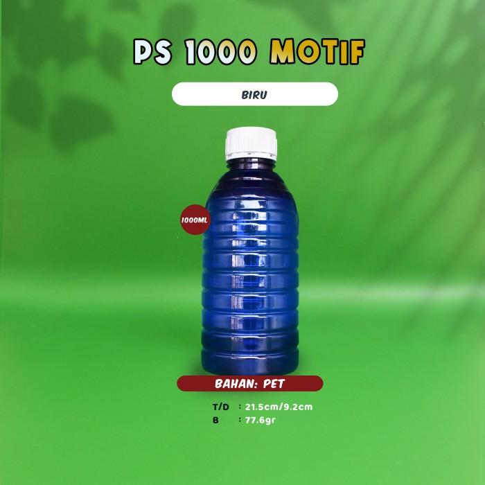 Jual Botol PS 1000 ml Segel Besar MOTIF - 1 PCS - Botol Pupuk - Biru - Kota Malang - Dunia ...