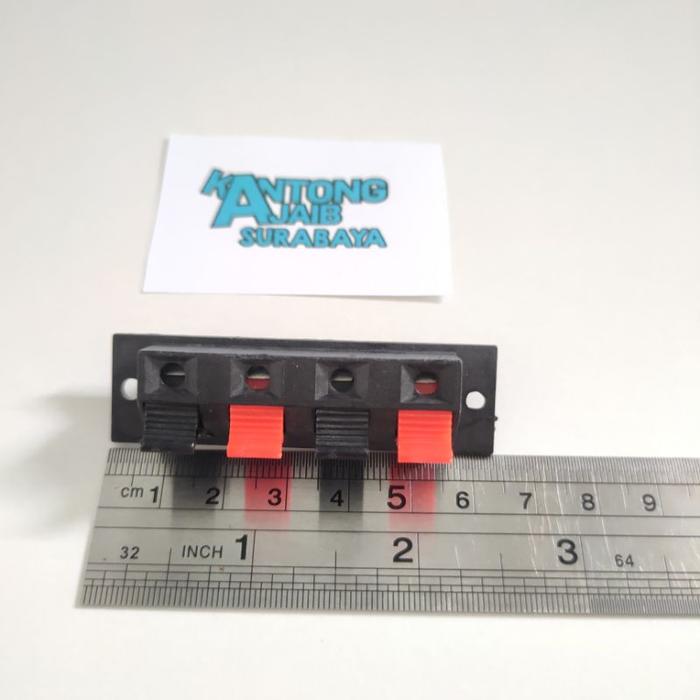 Jual Soket Amply 4pin Terminal Jepit Speaker 4pin Soket Jepit Ampli ...