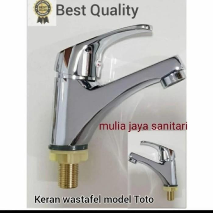 Jual Kran wastafel bodi besar TOTO/kran cuci tangan /kran air HITAM ...
