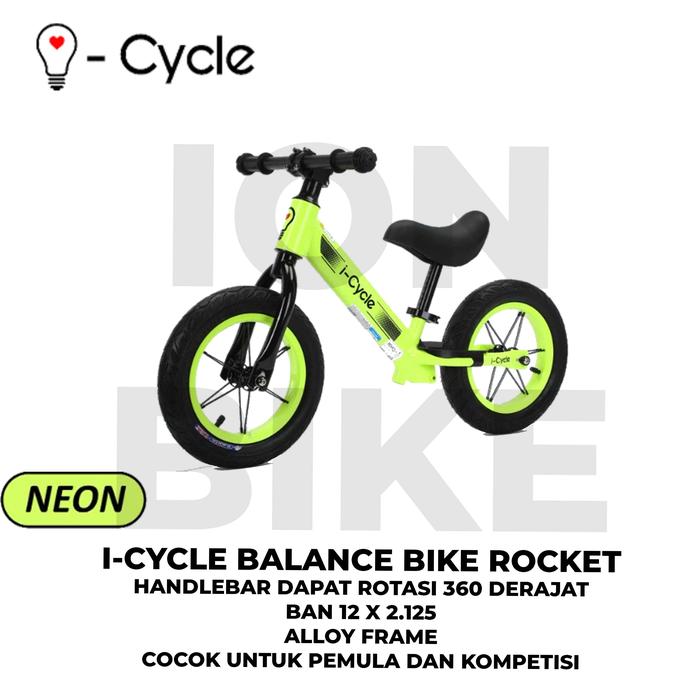 Jual Push Bike ICycle Rocket Balance Bike Pushbike Sepeda Anak ...