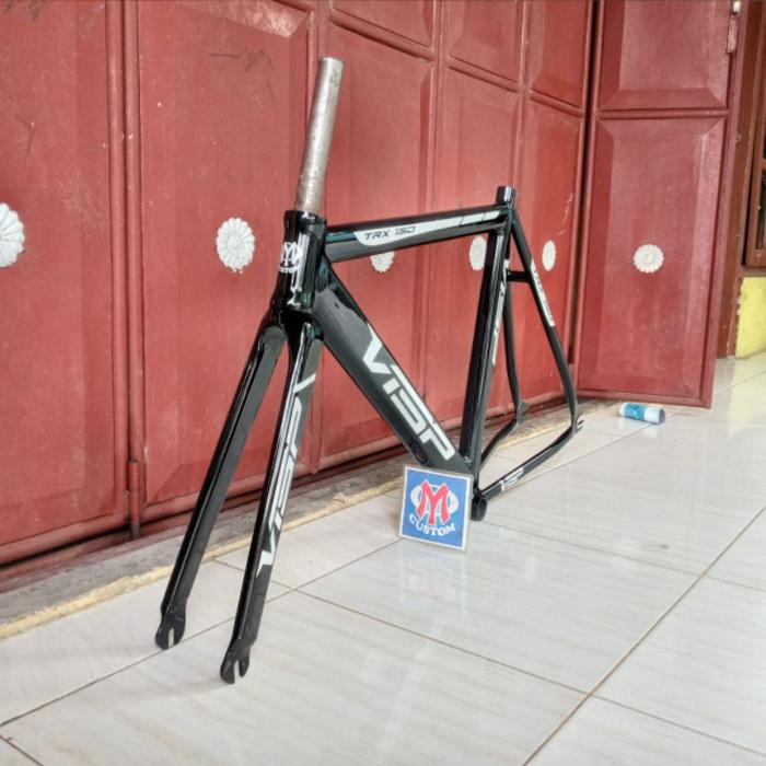 Jual Frame & Fork Fixie ( Geometry VISP ) Bahan Besi Ringan all varian ...