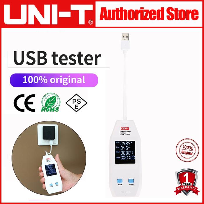 Jual Uni-t Ut658 Tester Arus / Tegangan Listrik USB Tipe A - Jakarta ...