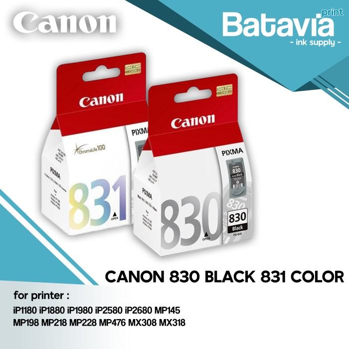 Jual Tinta Canon PG 830 Black + CL 831 Color Cartridge for iP1880 ...