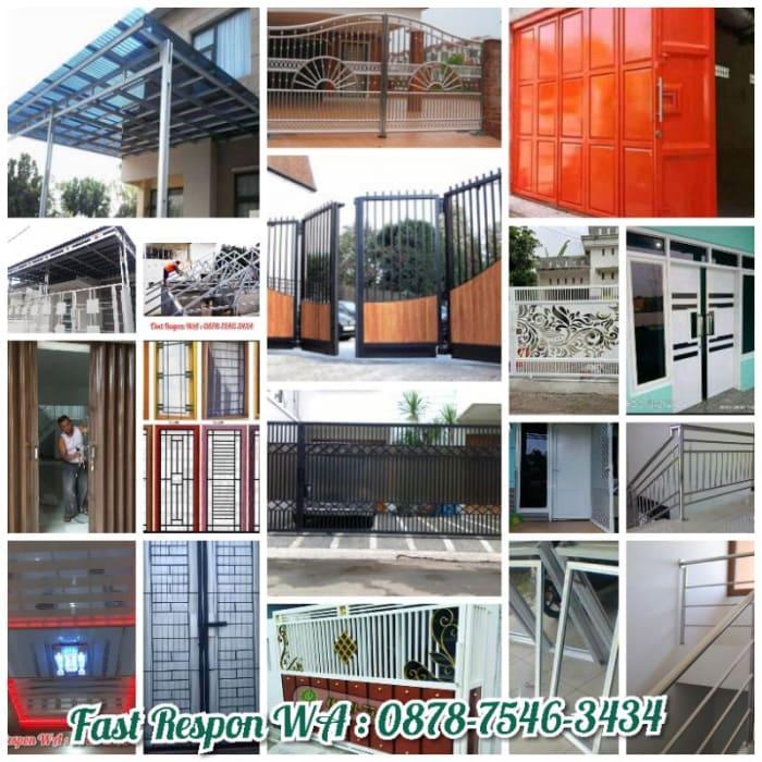 Jual PINTU PAGAR MINIMALIS RELLING TANGGA KANOPI PINTU HANDERSON ...