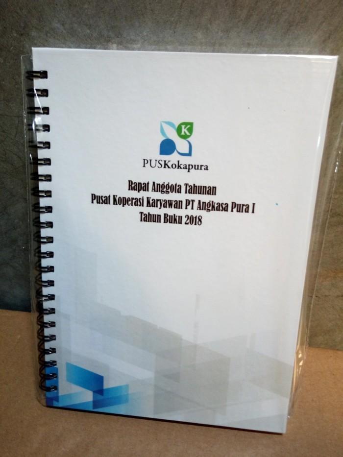 Jual Cetak Notebook Custom Cover 2 Muka isi 50 lmbr Hvs 100 gr ...